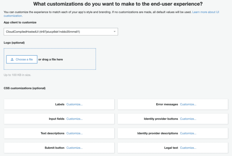 Amazon Cognito Hosted Ui Tutorial Full Example Cloud Compiled